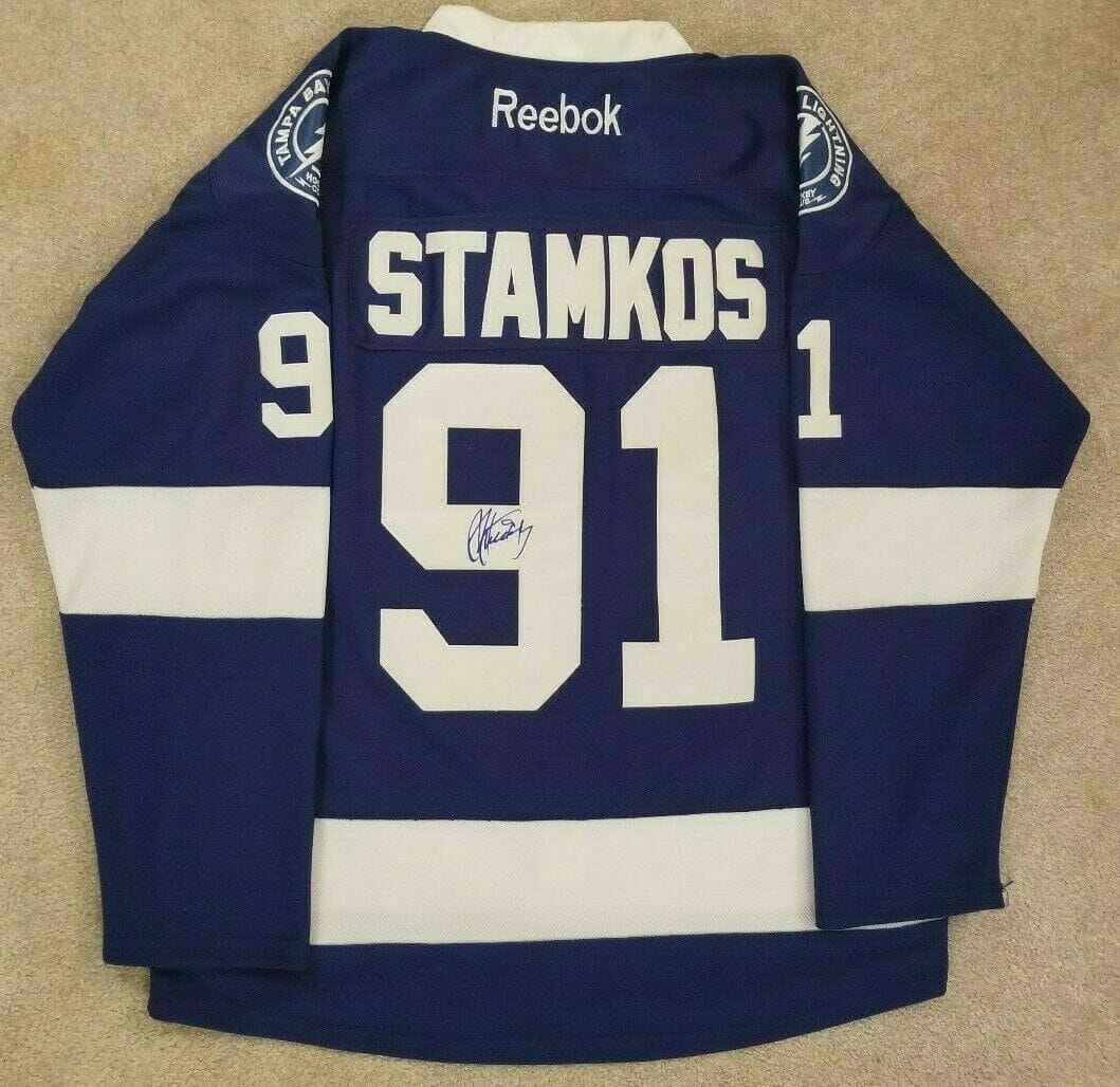 Steven Stamkos Signed Tampa Bay Lightning Jersey Autographed - The ...